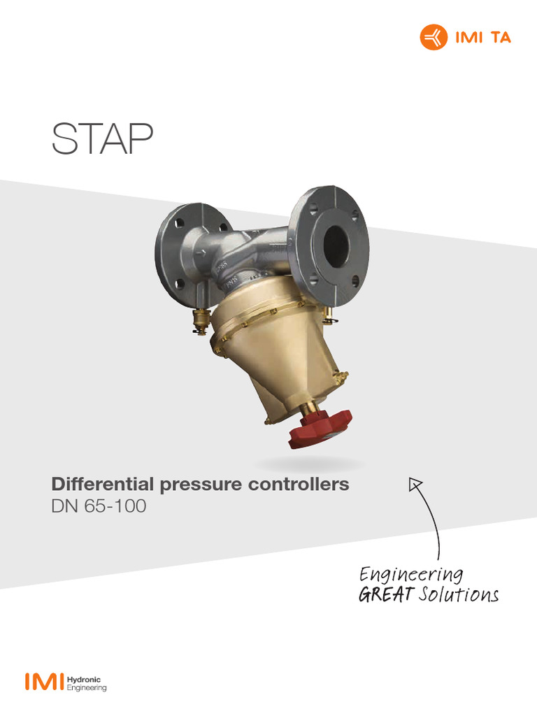 Specification Sheet TA Stap Valves | PDF | Valve | Pressure Measurement