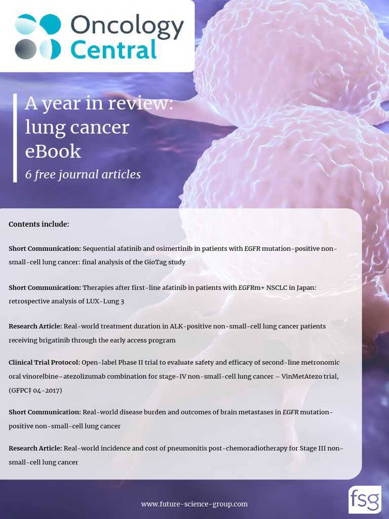 OC Ebook Year in Review Lung Cancer | PDF | Epidermal Growth Factor ...