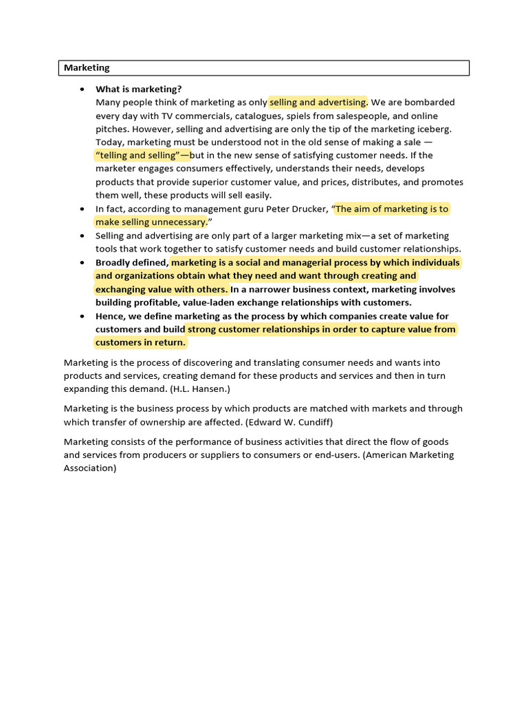 Unit 4 Marketing | PDF | Marketing | Strategic Management