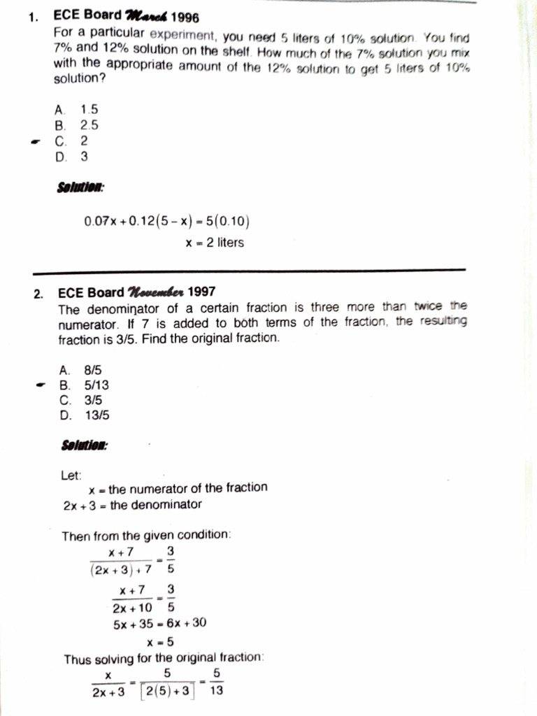 ECE 131 W3 Solutions | PDF | Mathematics | Division (Mathematics)