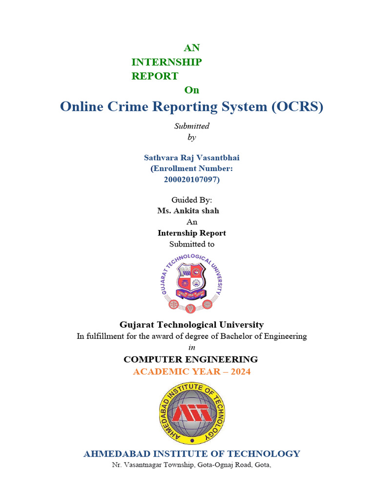 Engineering Internship Report | PDF | Html Element | Html