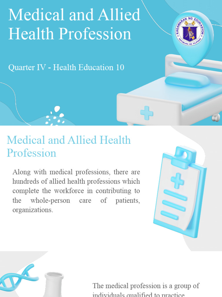 Medical and Allied Health Profession | PDF | Health Professional ...