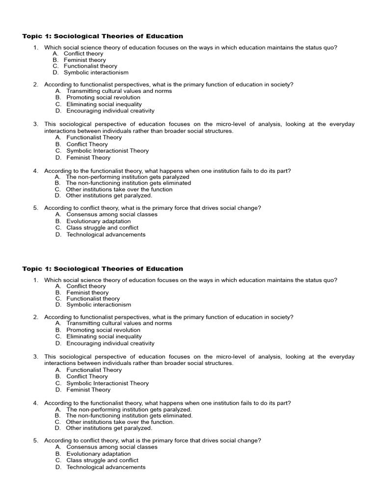 PrEd 141 - Review Material | PDF | Sociology | Teachers