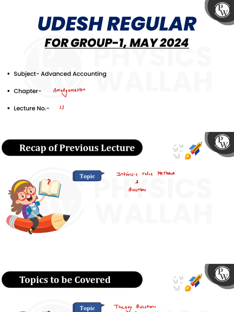 Amalgamation Including AS 14 13 - Class Notes | PDF | Financial ...