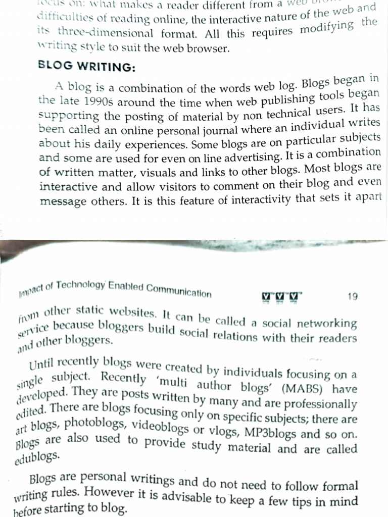 AEC - Module 3 Unit 3 Blog | PDF | Blog