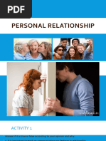 PerDev Personal Relationships | PDF | Family | Interpersonal Relationships