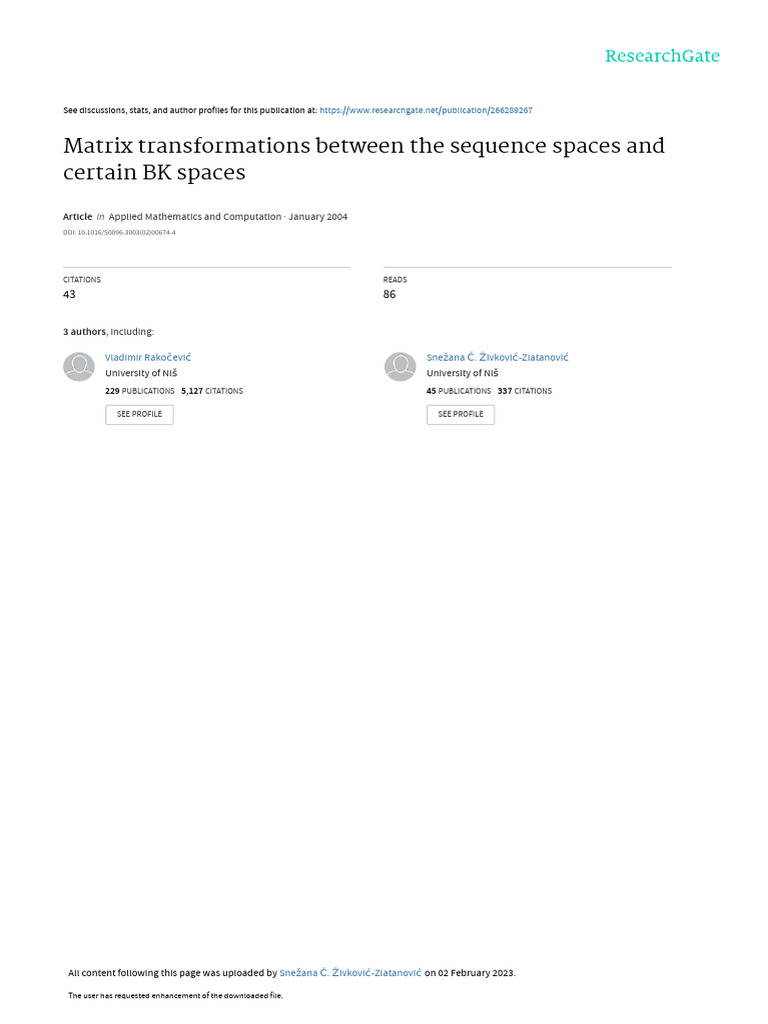 MalkowskiAplMathComp | PDF | Mathematical Analysis | Mathematical Concepts