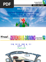 Powerpoint Defensive Driving | PDF | Driving | Traffic Collision