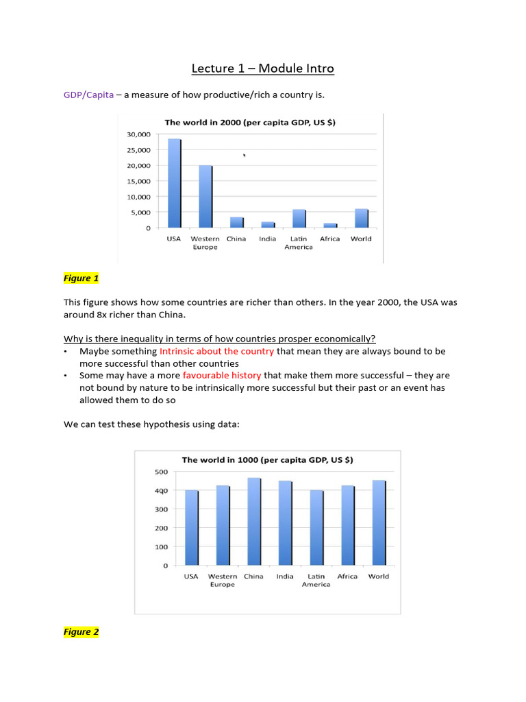 Lecture 1 - Intro | PDF | Economic Growth | Bric Lecture 1 - Intro | PDF | Economic Growth | Bric