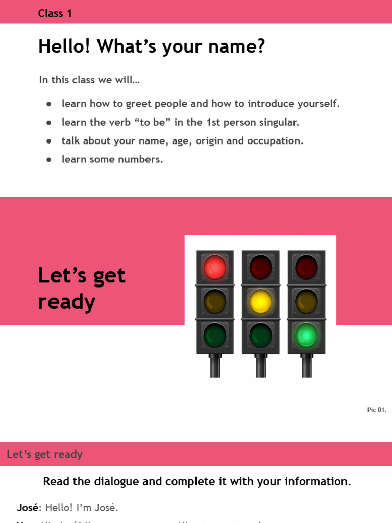 Class 1 | PDF | Semantics | Writing