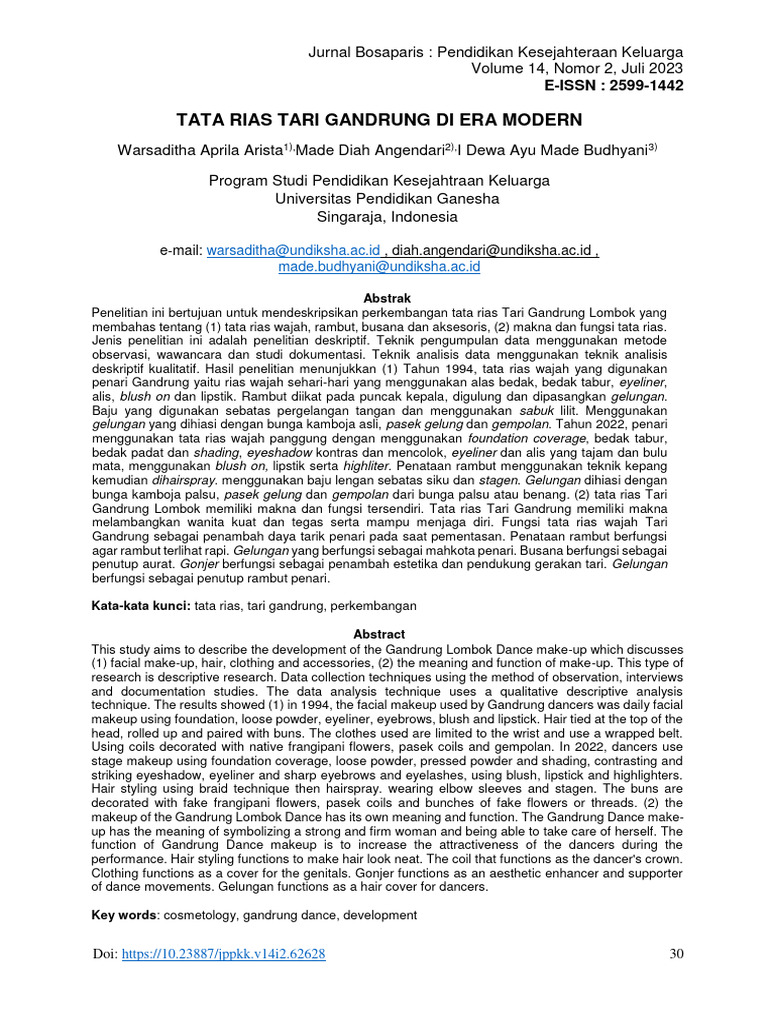 4.Tata+Rias+Tari+Gandrung+Di+Era+Modern | PDF