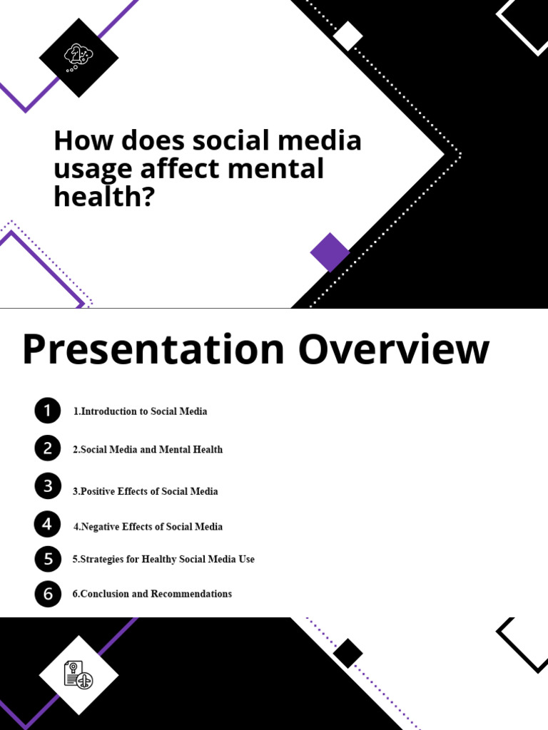 Social Media's Impact on Mental Health | PDF