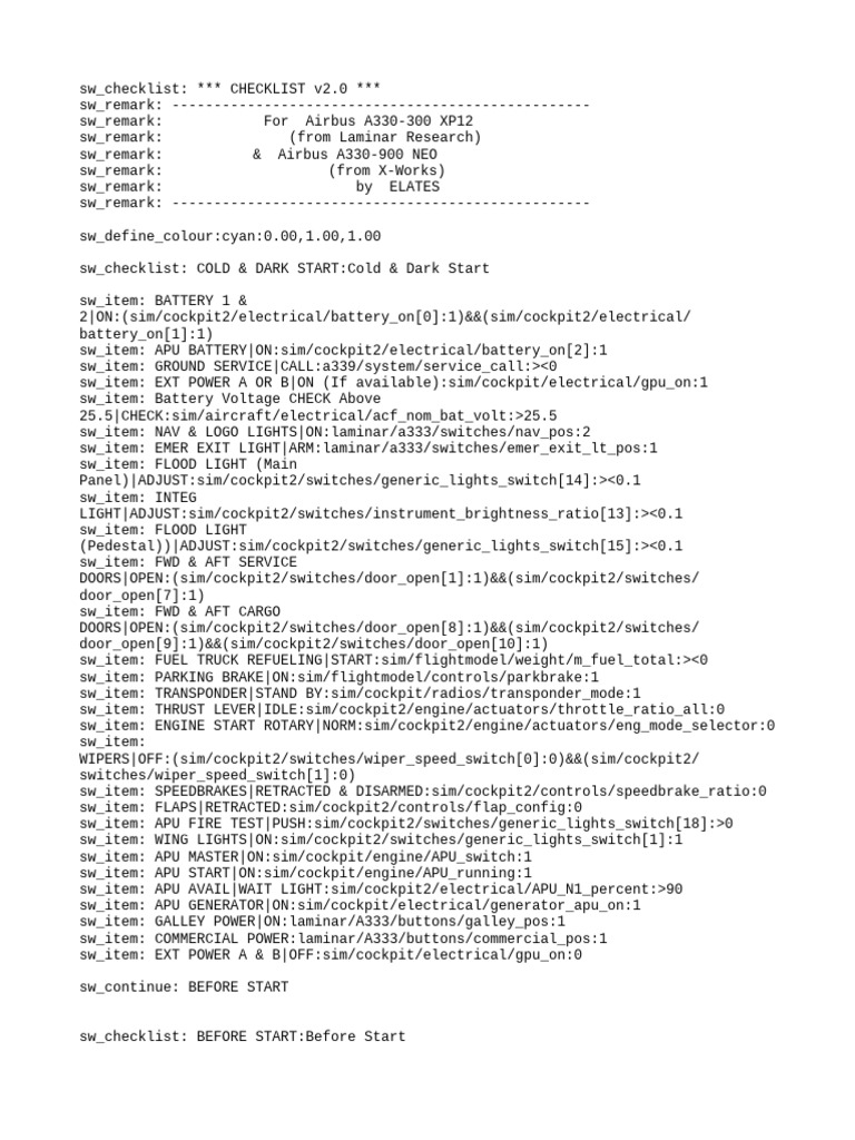 A330 Clist | PDF | Aviation | Aircraft