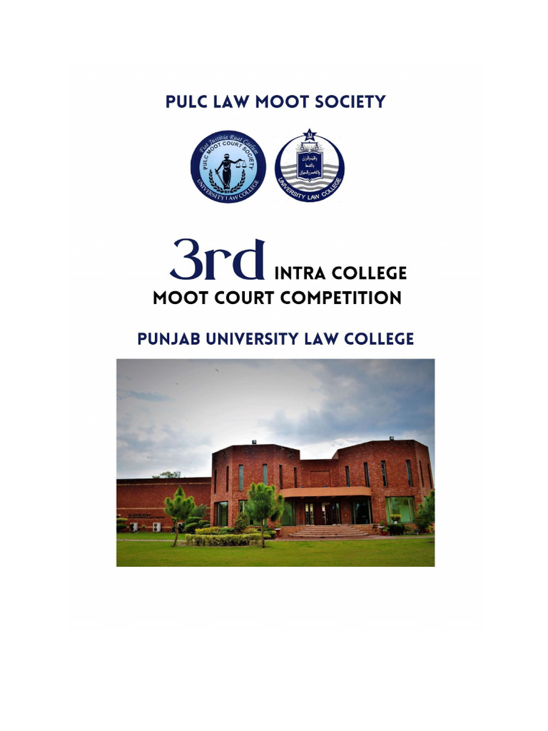 3rd Intra - Moot Problem - PULC - MCS | PDF | Life Imprisonment | Appeal
