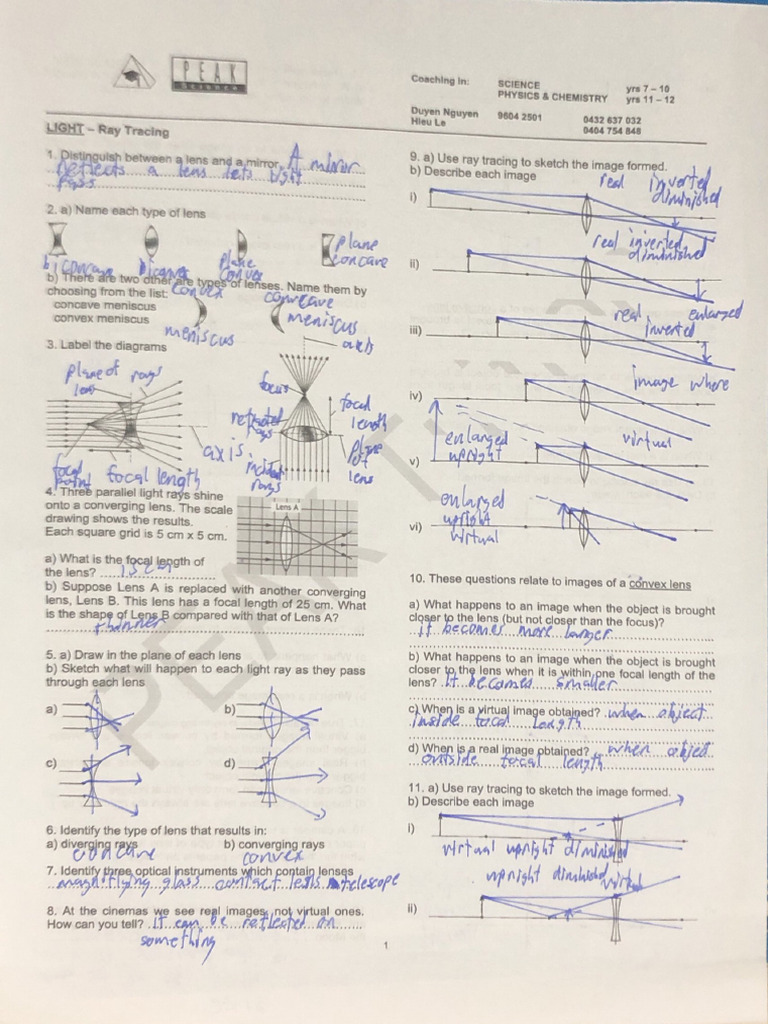Science Worksheet | PDF