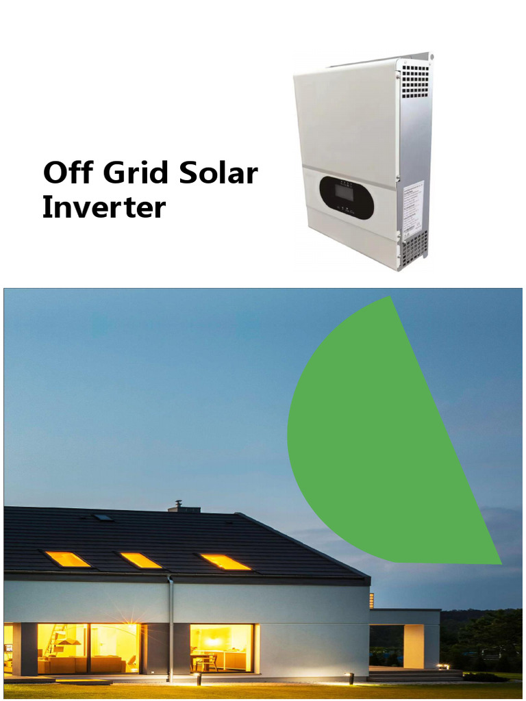 Off Grid Solar Inverter Brochure 1 | Download Free PDF | Solar Power ...