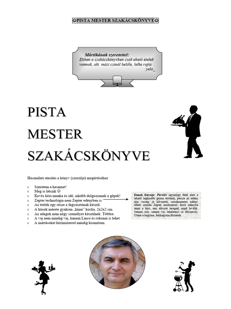 Pista Mester Szakácskönyve | PDF
