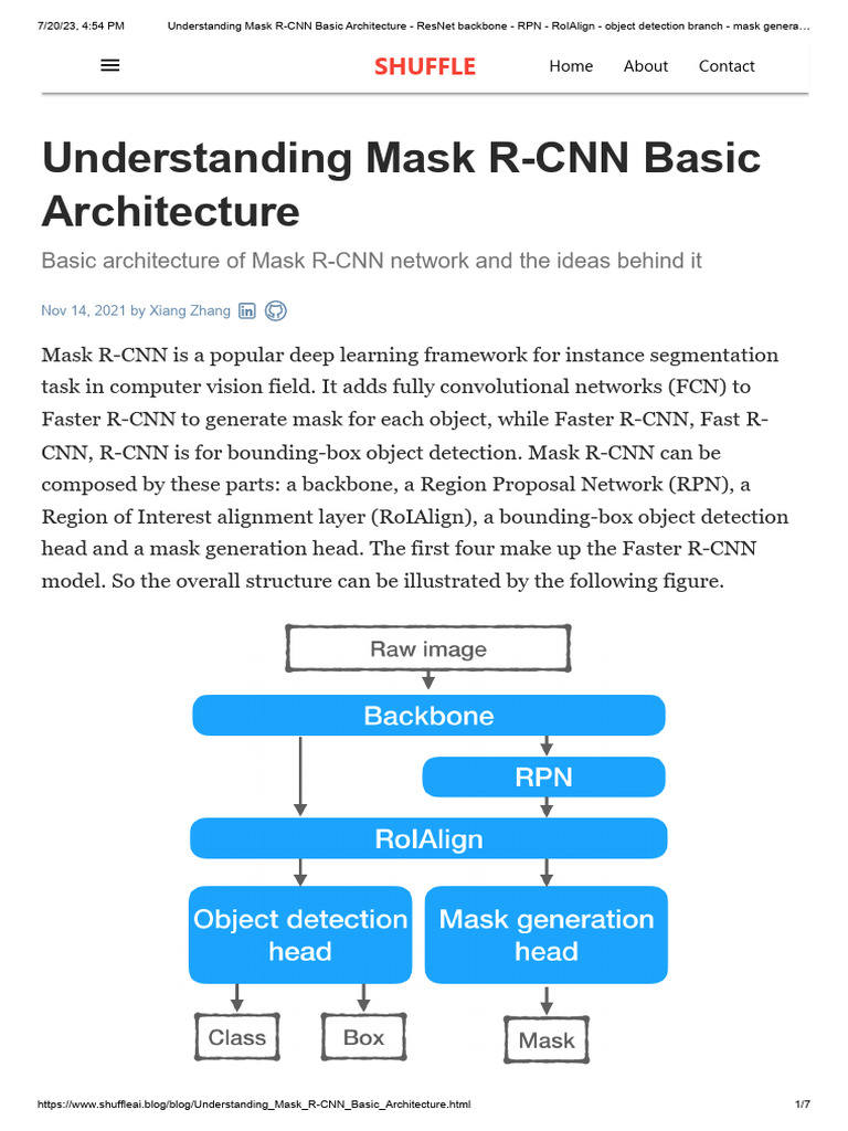 Mask RCNN | PDF | Applied Mathematics | Artificial Intelligence