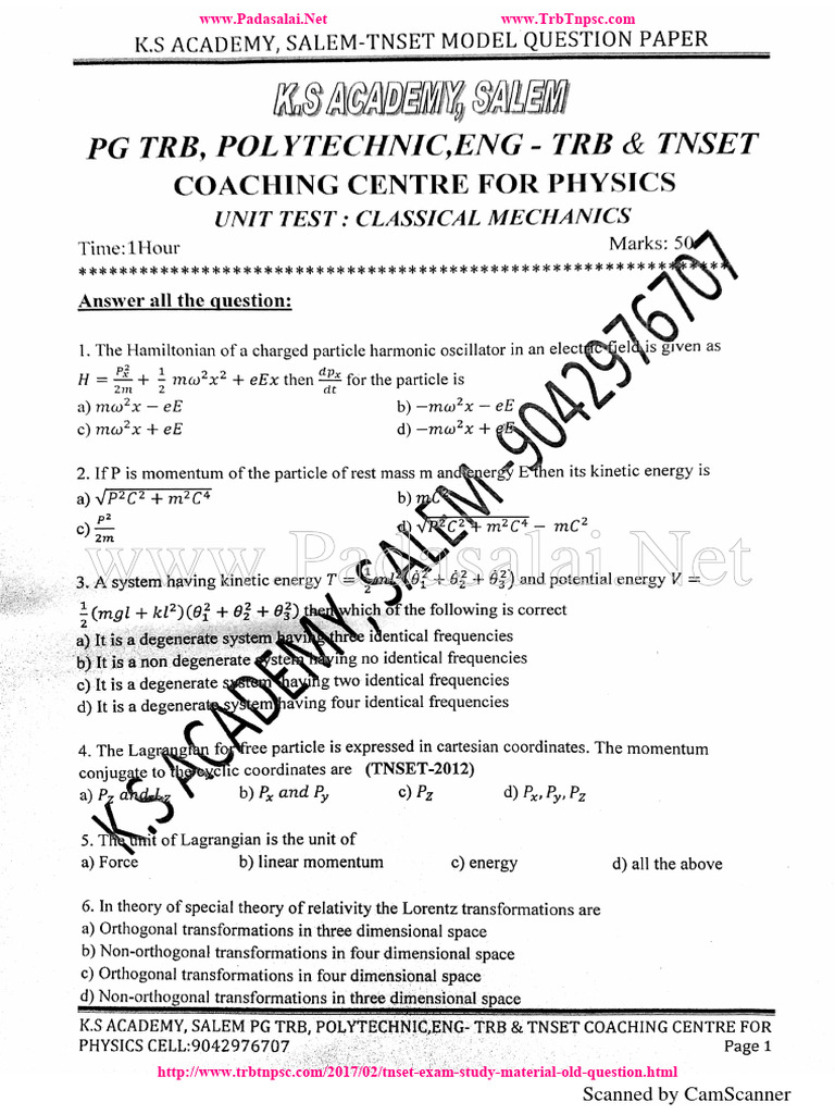 TNSET Exam Study Material PDF | PDF | Science & Mathematics | Computers