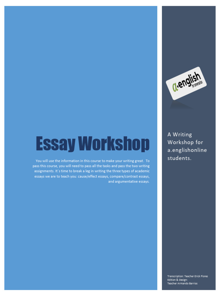 ESSAY - EXERCISE GUIDE01 - Teacher | PDF | Essays | Comma