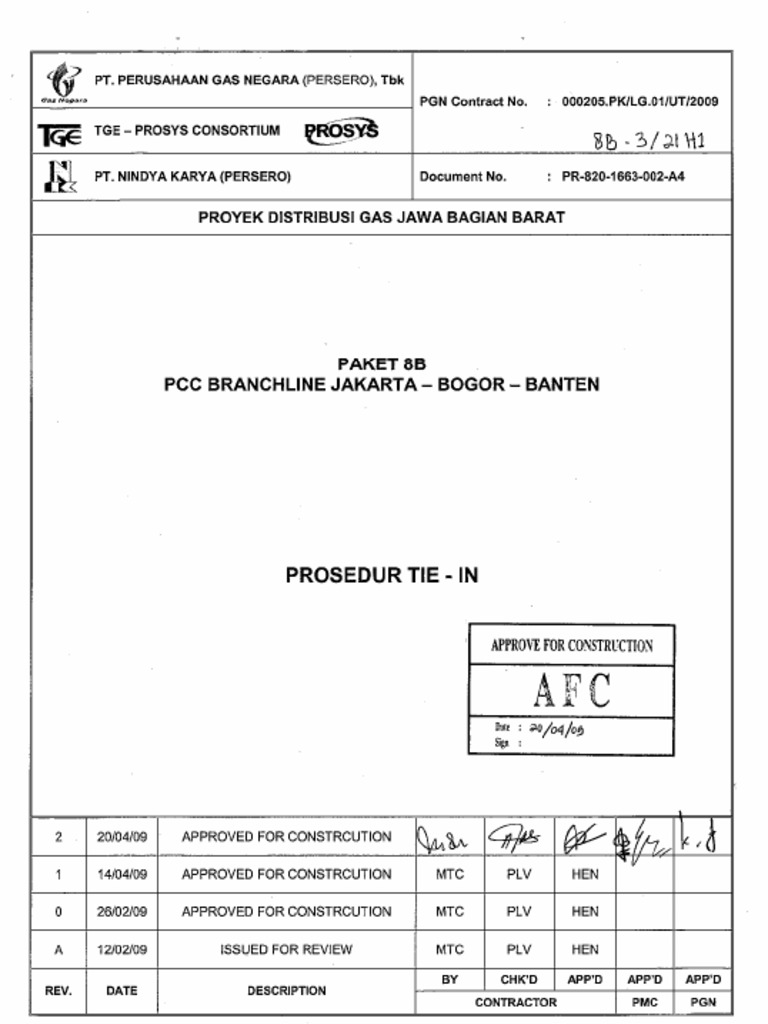 Pros Tie-in Rev.2 (Approved) | PDF