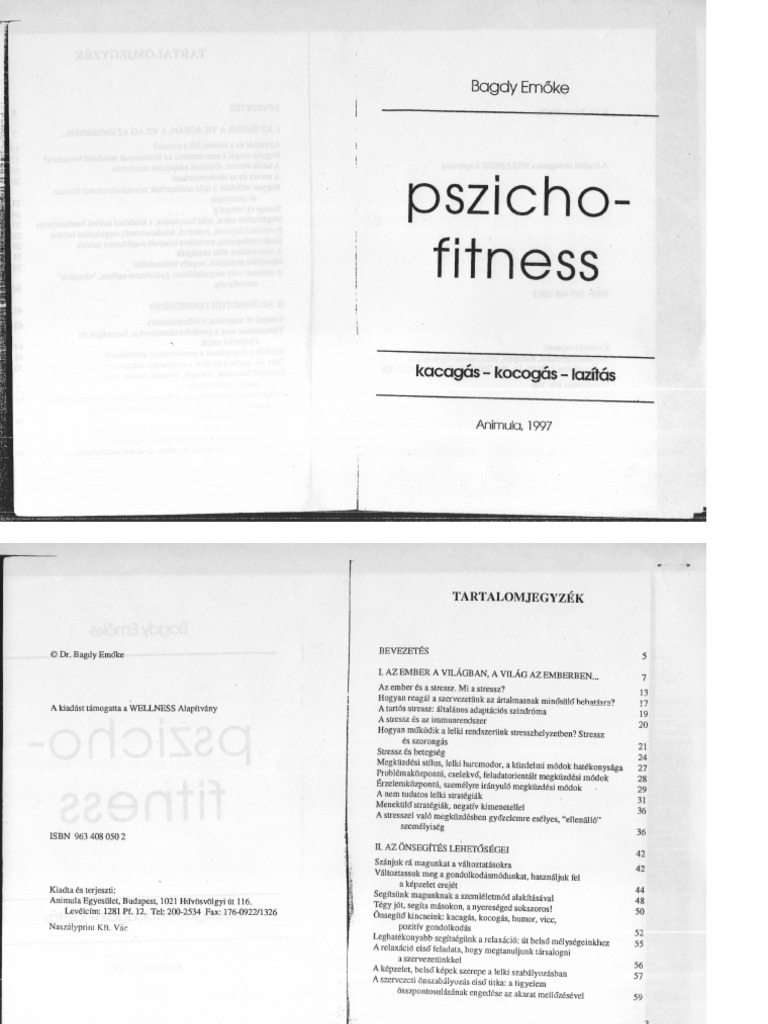 Bagdy Emoke Pszicho-Fitness | PDF