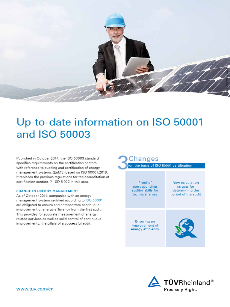 Tuv Rheinland Iso 50003 Infosheet en 2 | Download Free PDF | Audit ...