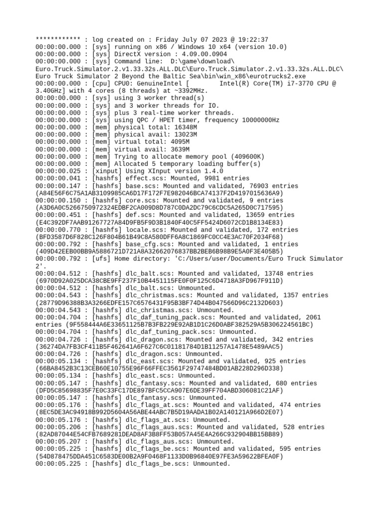game.log | PDF | Thread (Computing) | Computing