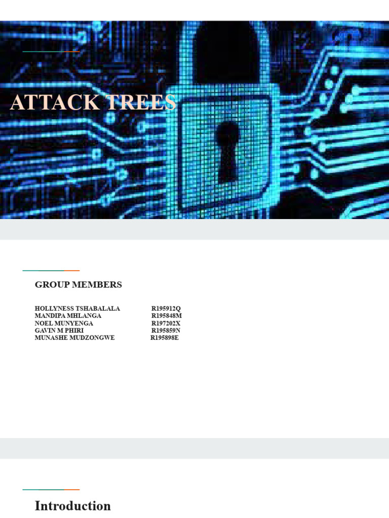 Attack Trees Presentation | PDF | Computer Virus | Security
