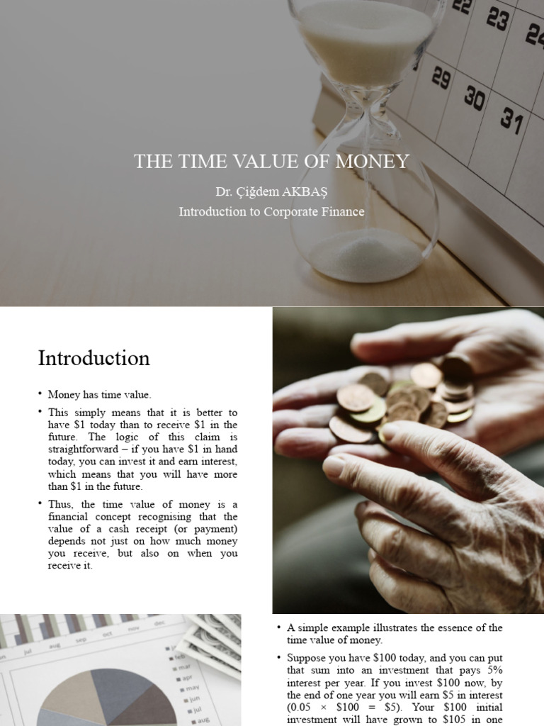 Time Value of Money Explained | PDF | Present Value | Interest