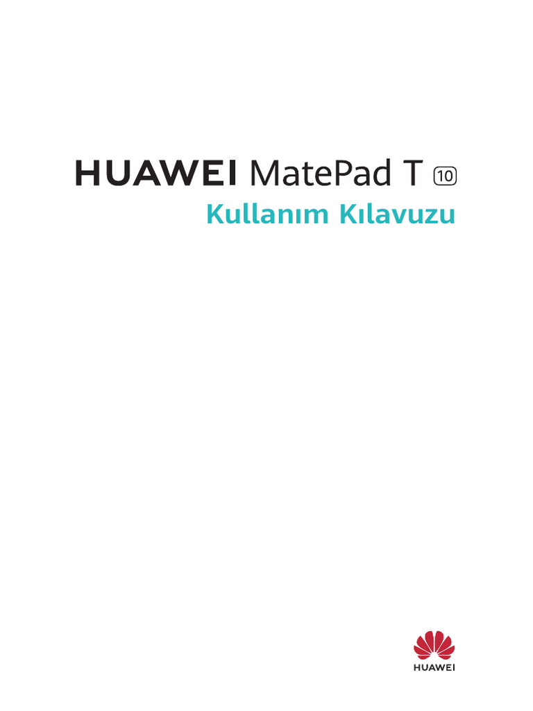 HUAWEI MatePad T 10 KullanÄ M KÄ Lavuzu - (AGRK-W09&L09, EMUI10.1 - 01, TR) | PDF