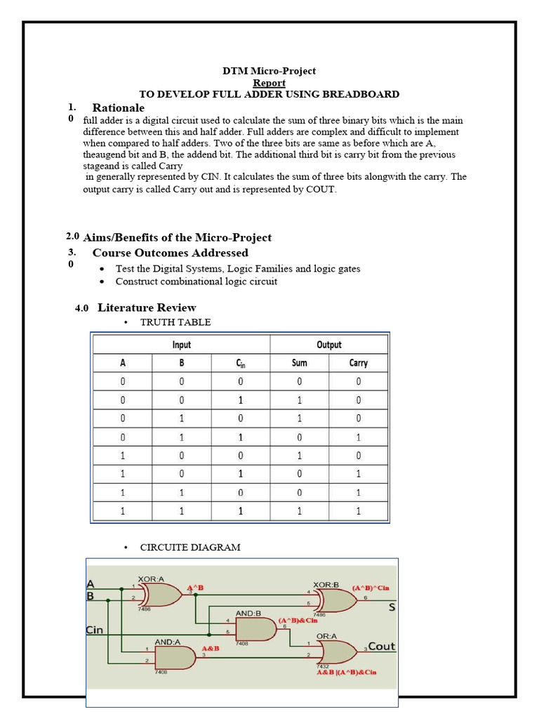 DTM Micro | PDF | Electronic Circuits | Logic Gate