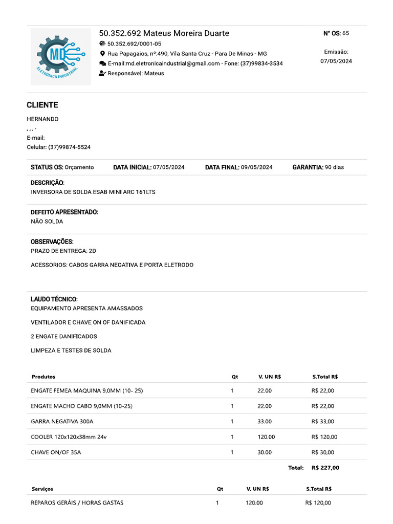 Proposta 65 HERNANDO | PDF