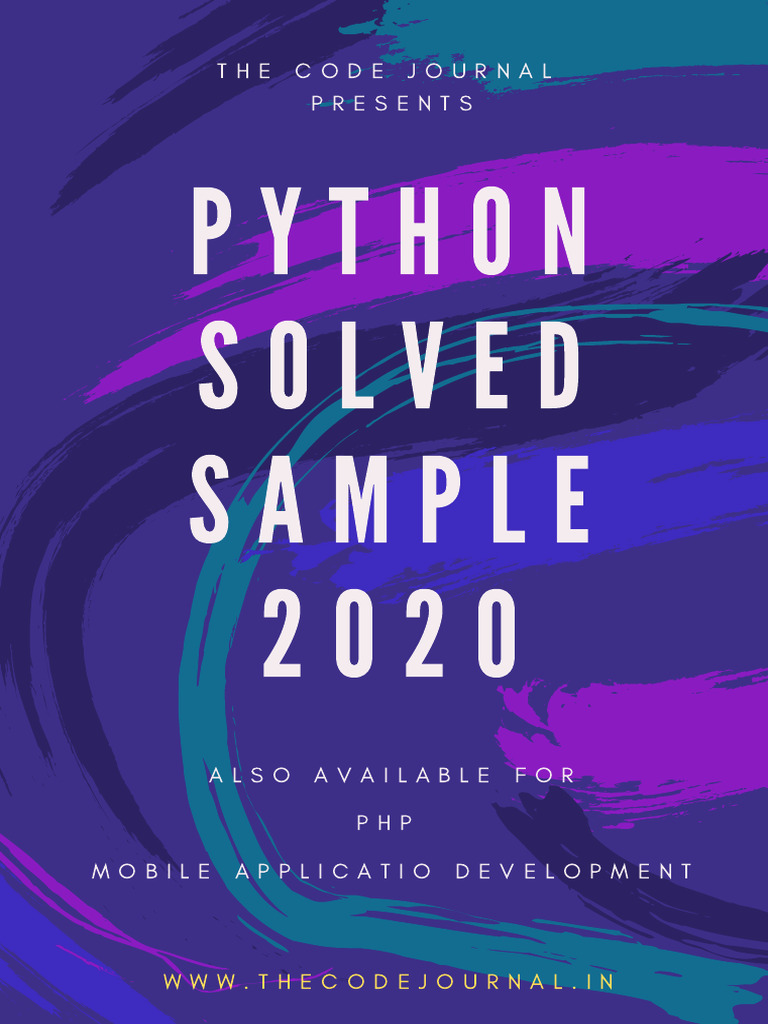 Python Programming Concepts Explained | PDF | Method (Computer ...