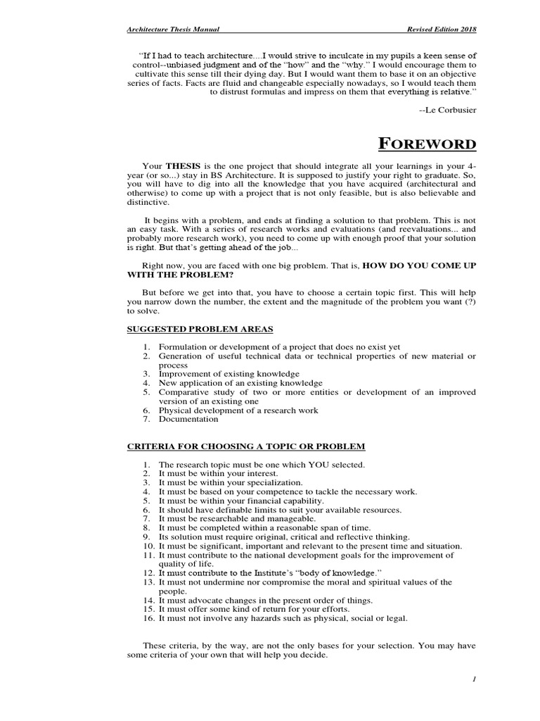 THESIS-MANUAL (Sample) | Download Free PDF | Theory | Analysis