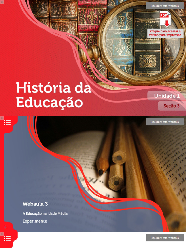Historia Educacao U1 s3 | PDF