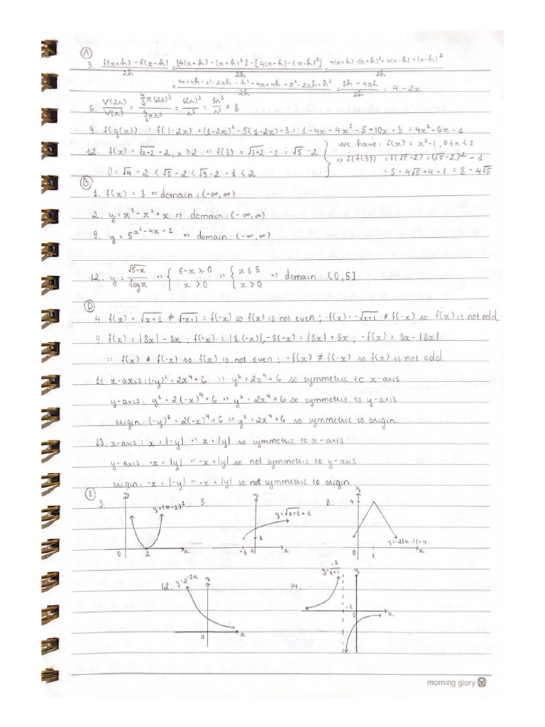 AP Calc AB Summer Assignment | PDF