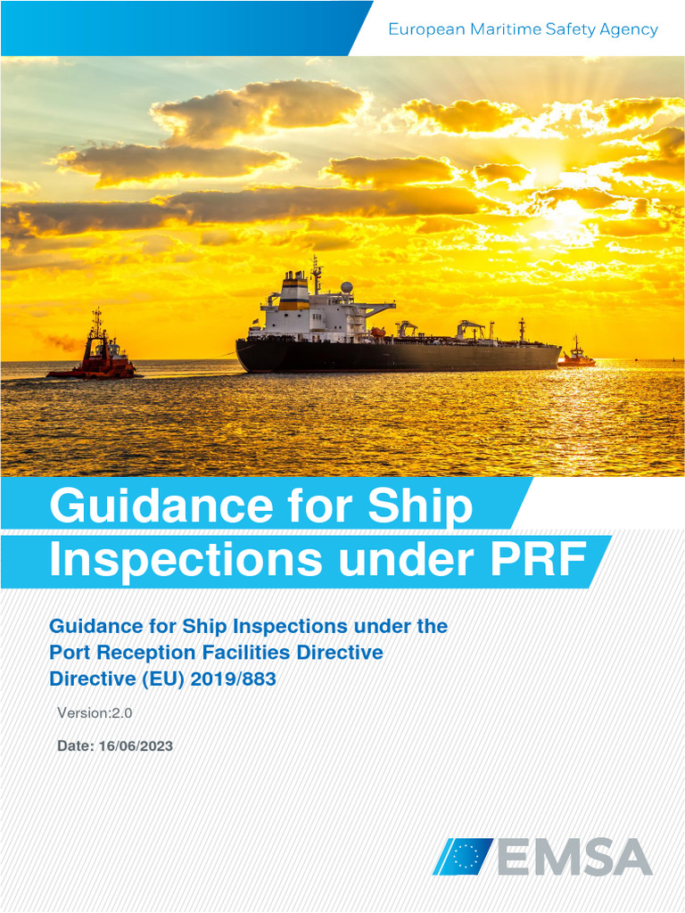 EMSA Guidance for Ship Inspections Under the Port Reception Facilities ...