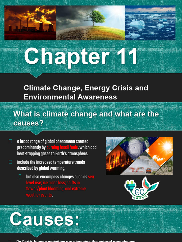 Climate Change and Energy Crisis Overview | PDF | Climate Change ...
