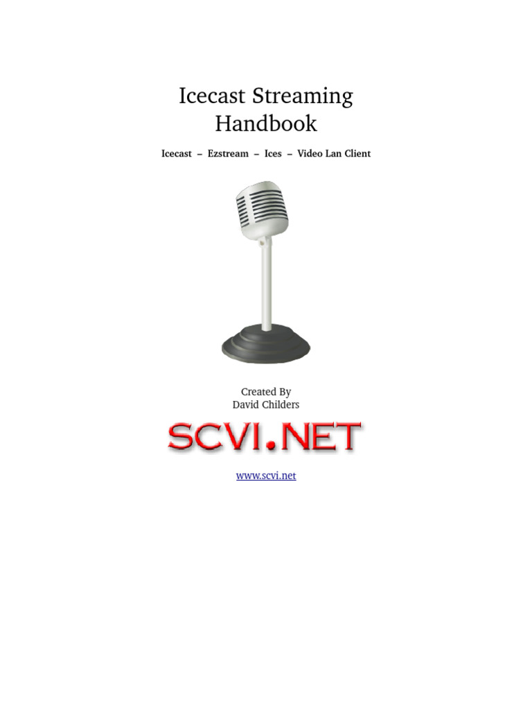 Icecast Streaming Handbook | PDF | Port (Computer Networking) | Network Socket