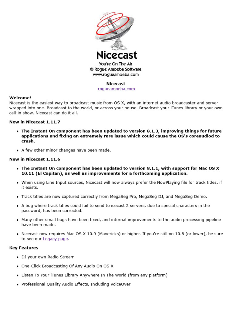 Nice Cast Manual | PDF | Port (Computer Networking) | Router (Computing)