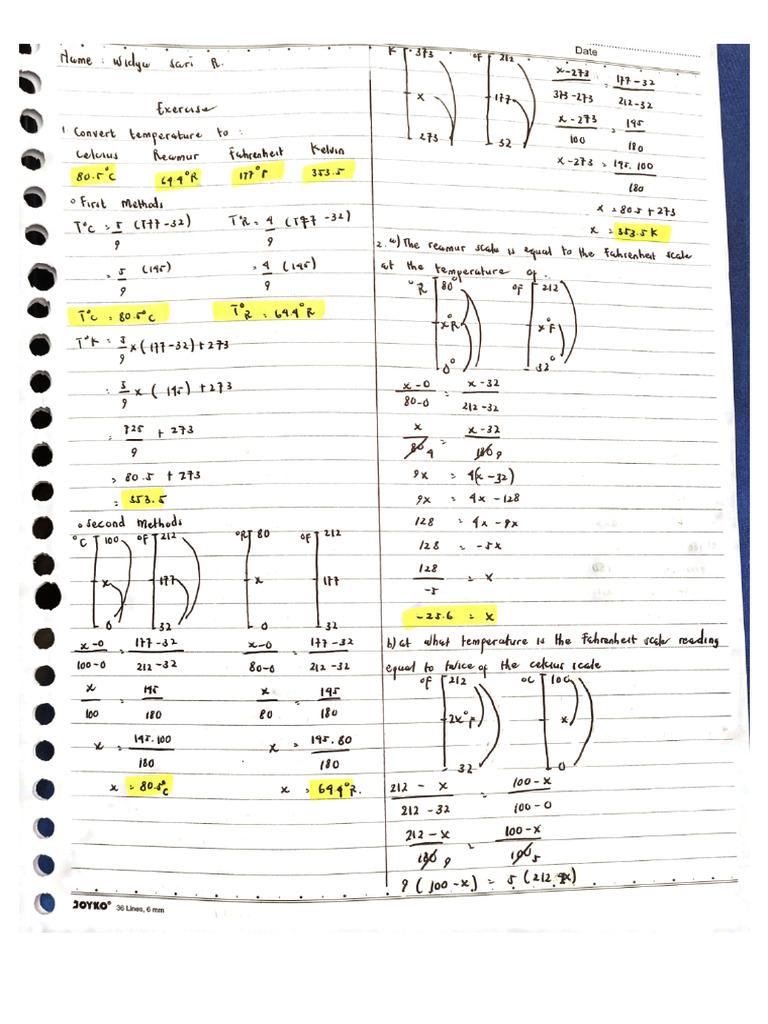 Exercise (Midterm Exam) | PDF