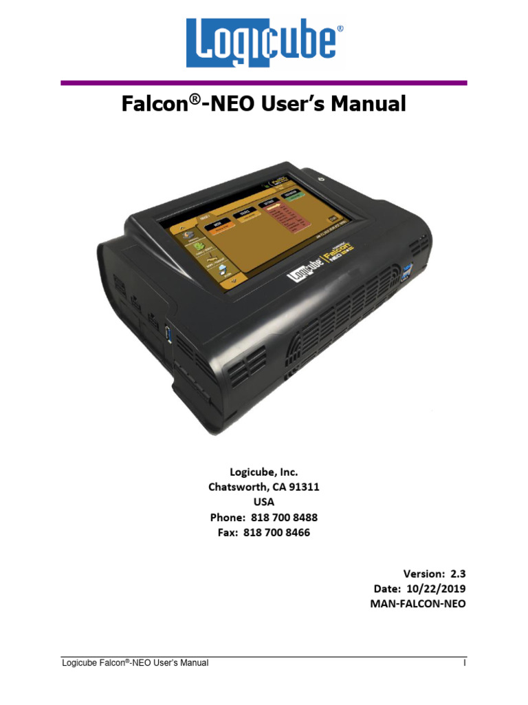 MAN Falcon NEO v2.3 FIN 2 | PDF | Usb | Computer Network