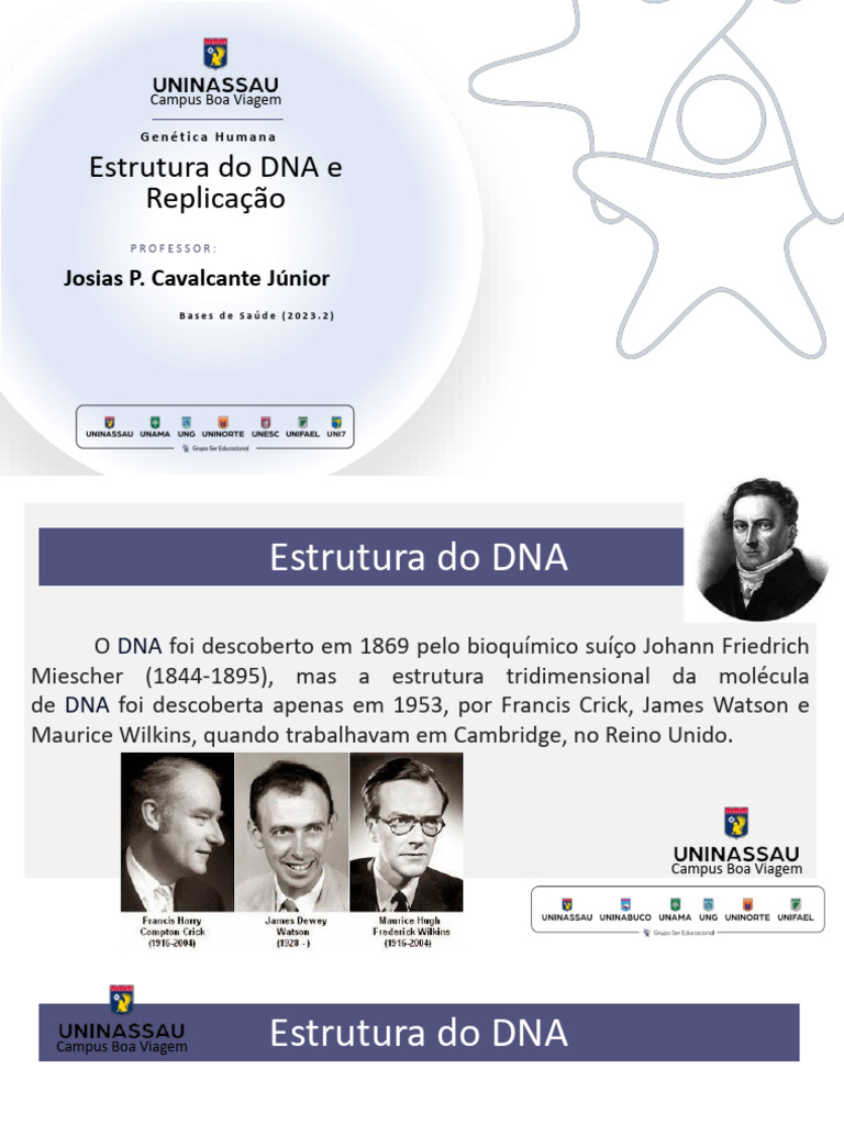 Estrutura e Replicação do DNA | PDF | Replicação de DNA | DNA