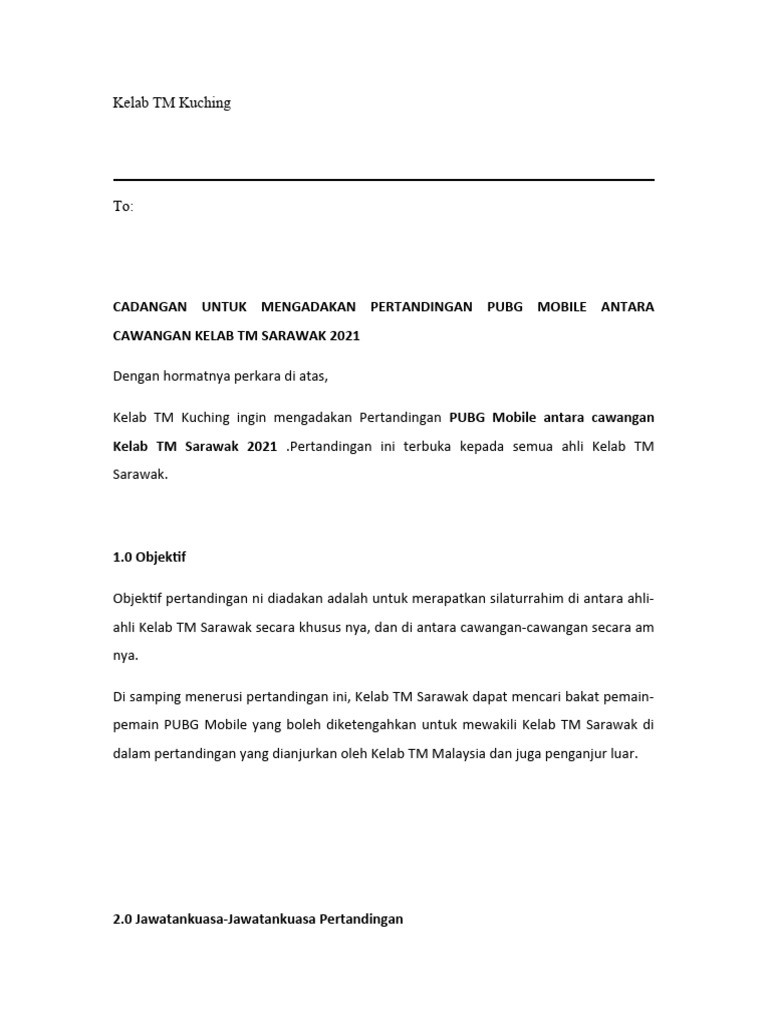 Proposal PUBG Mobile | PDF