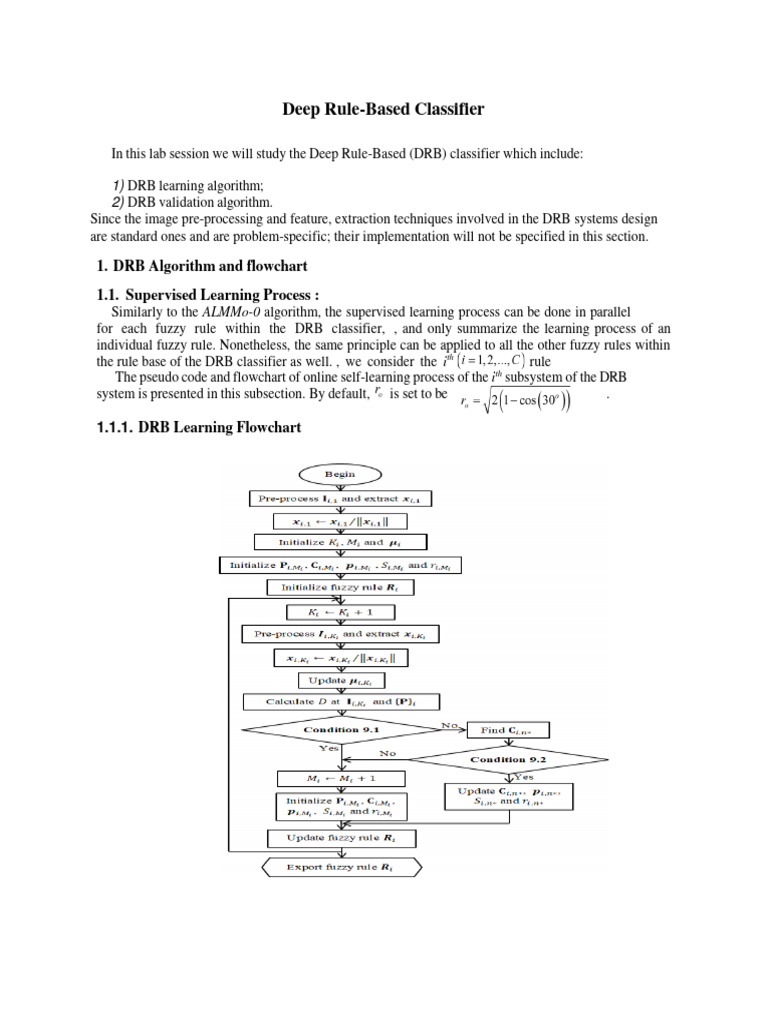 Deep Rule-Based Classifier Guide | PDF | Teaching Methods & Materials | Computers