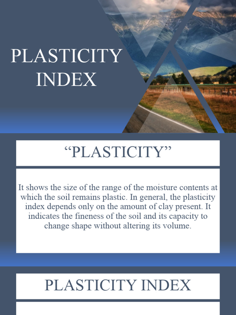Plasticity Index Pdf Plasticity Physics Building Engineering