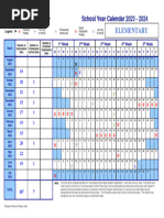 DSBN Secondary School Year Calendar | PDF