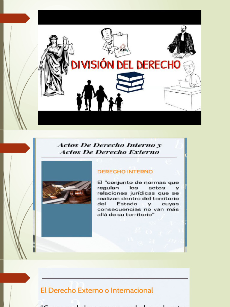 Division Del Derecho | PDF | Ciencias sociales