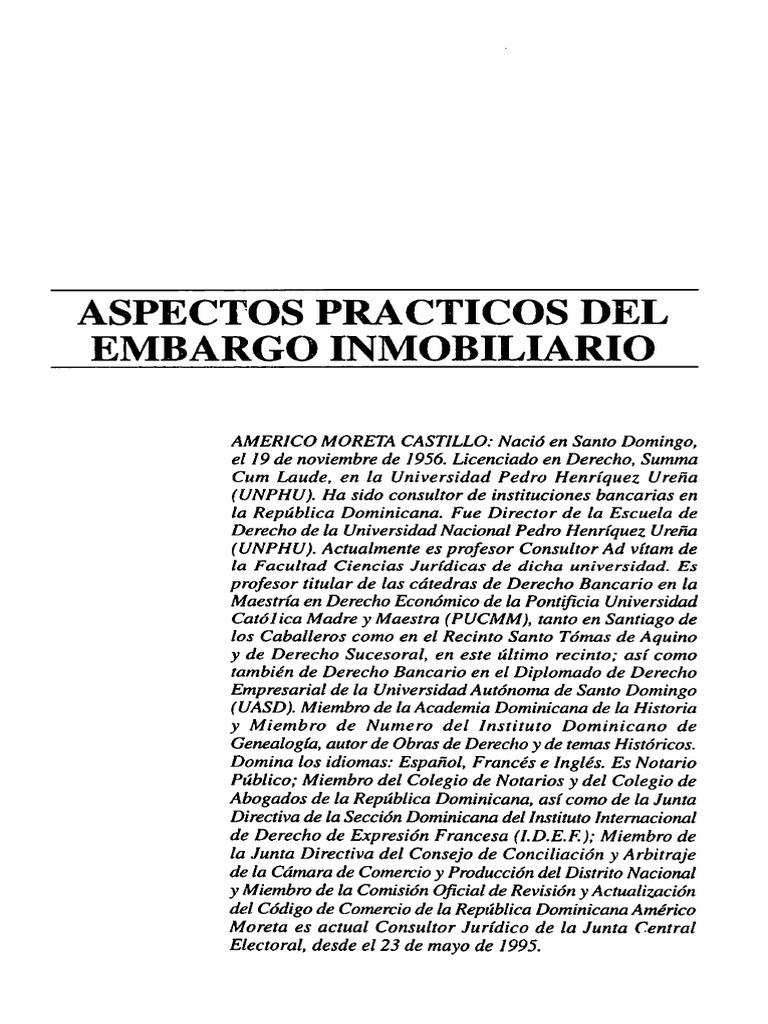Aspectos Prácticos Del Embargo Inmobiliario | Descargar gratis PDF ...